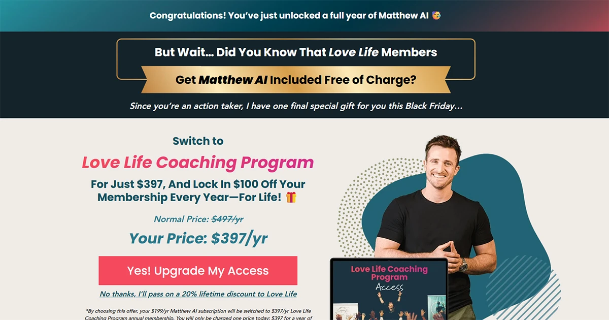 Love Life Coaching by Matthew Hussey